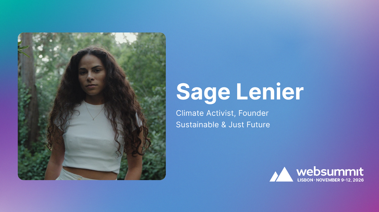 Sage Lenier | Web Summit