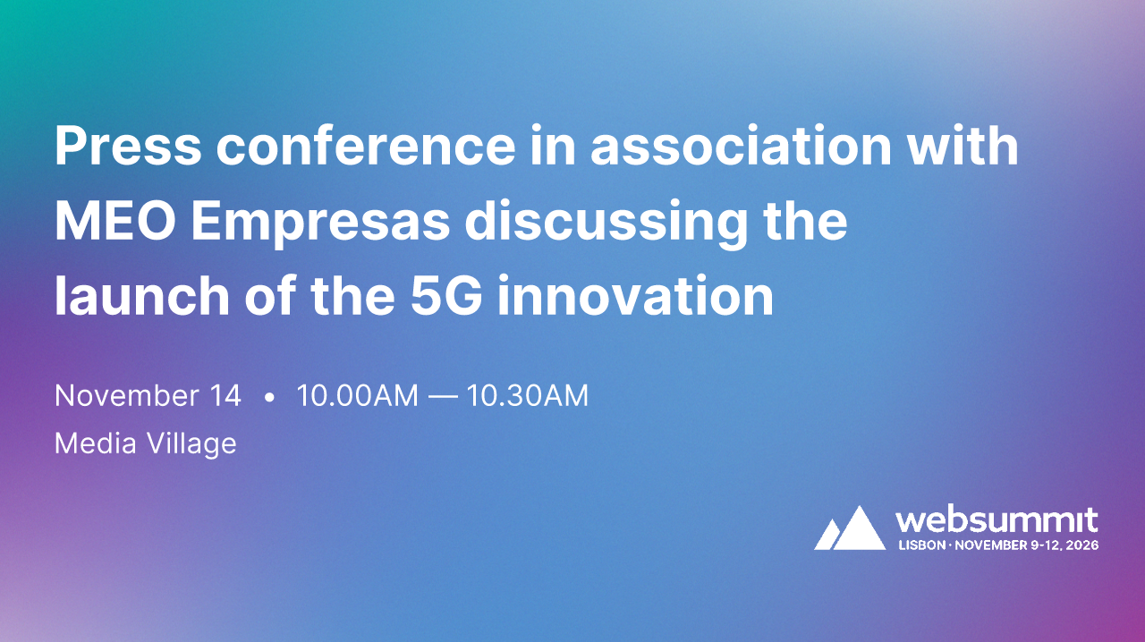 Press conference in association with MEO Empresas discussing the launch ...