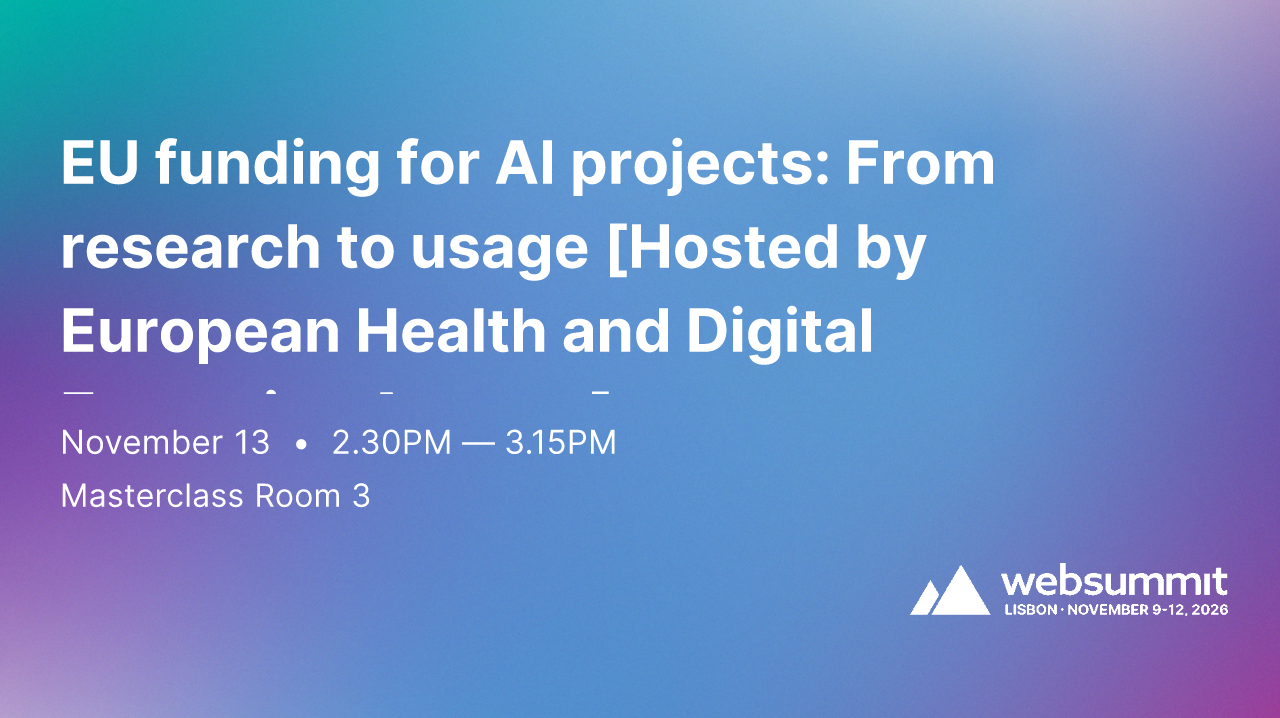 EU funding for AI projects: From research to usage [Hosted by European Health and Digital ...