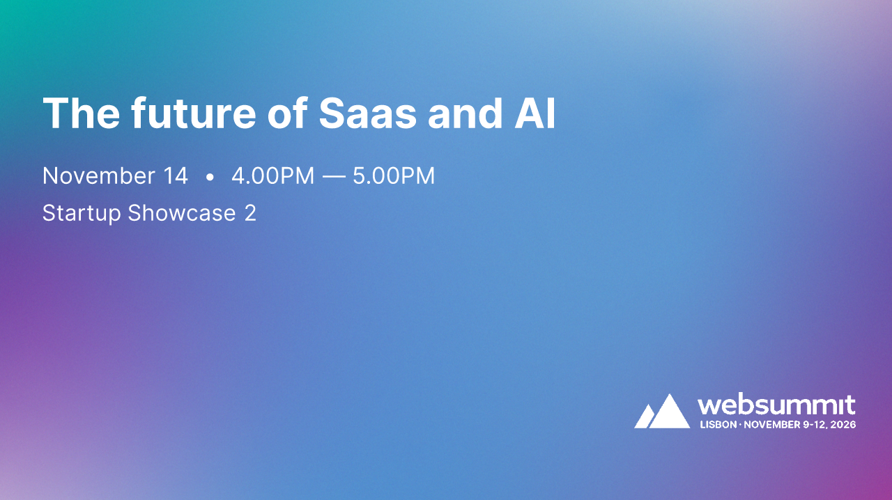 The future of Saas and AI | Web Summit