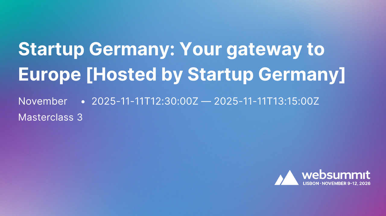 Startup Germany: Your gateway to Europe [Hosted by Startup Germany ...